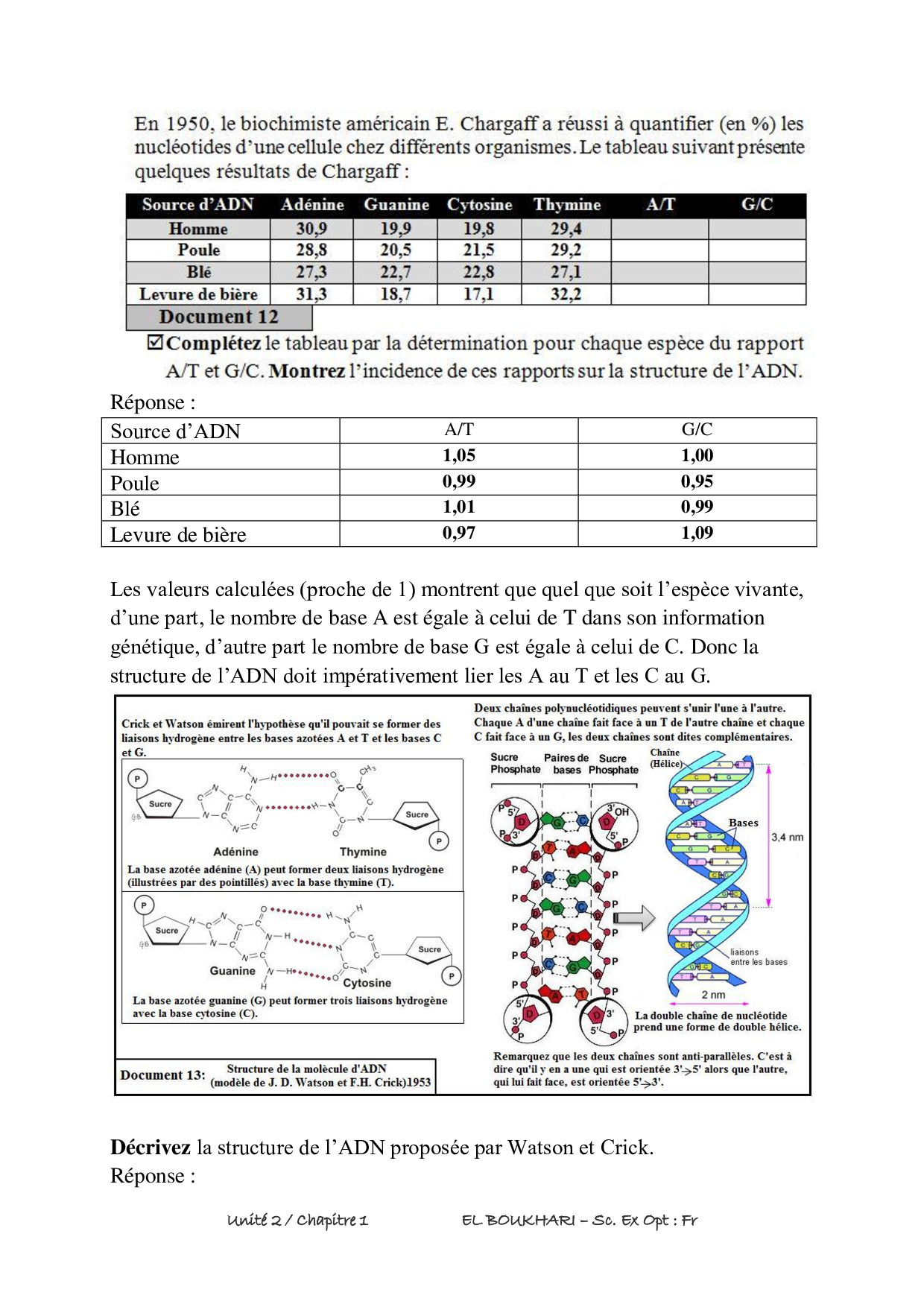 Notion de l’information génétique - Cours 3 - AlloSchool