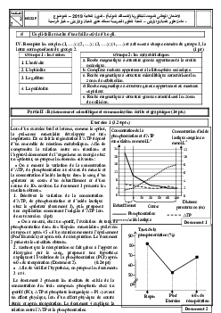 Examen National SVT 2ème BAC SVT 2019 Normale - Sujet - AlloSchool