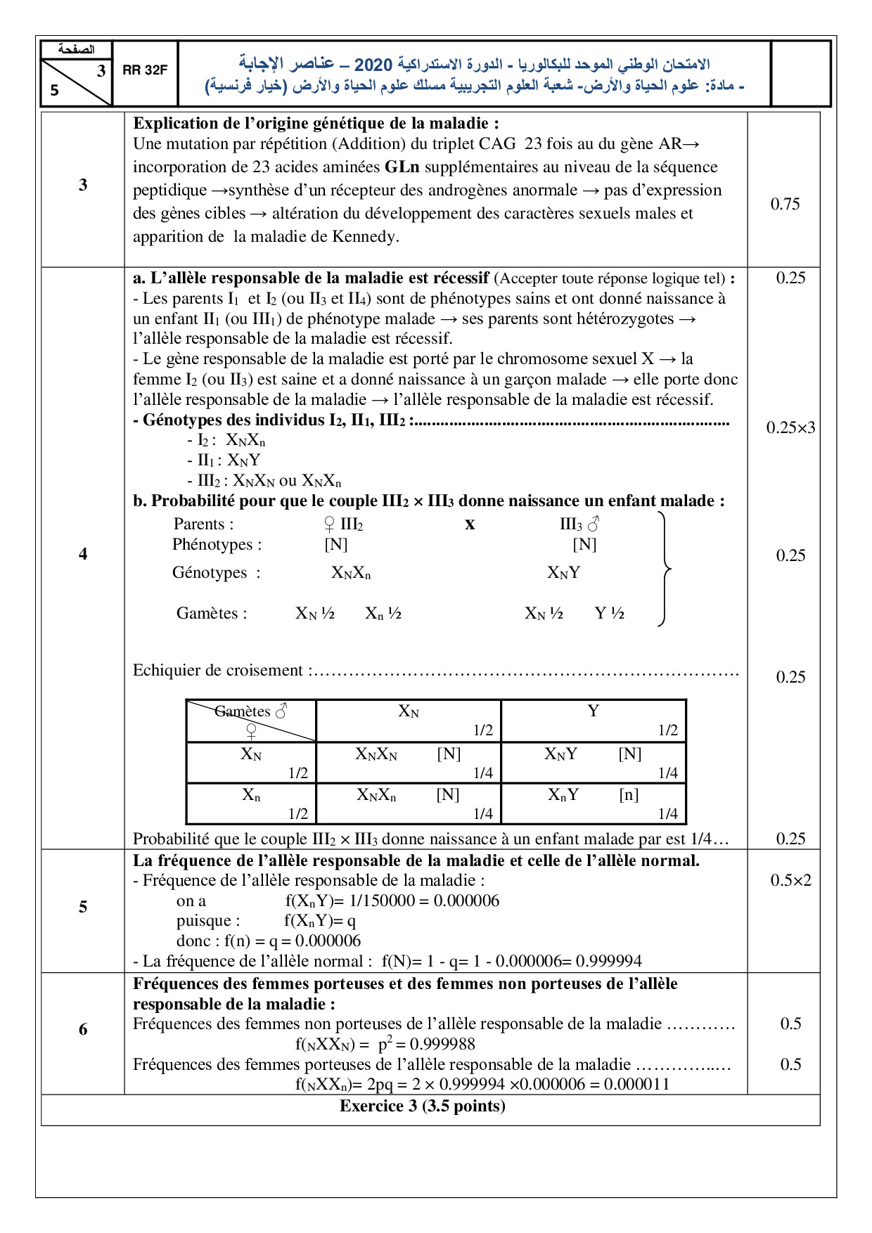 Examen National SVT 2ème BAC SVT 2020 Rattrapage - Corrigé - AlloSchool
