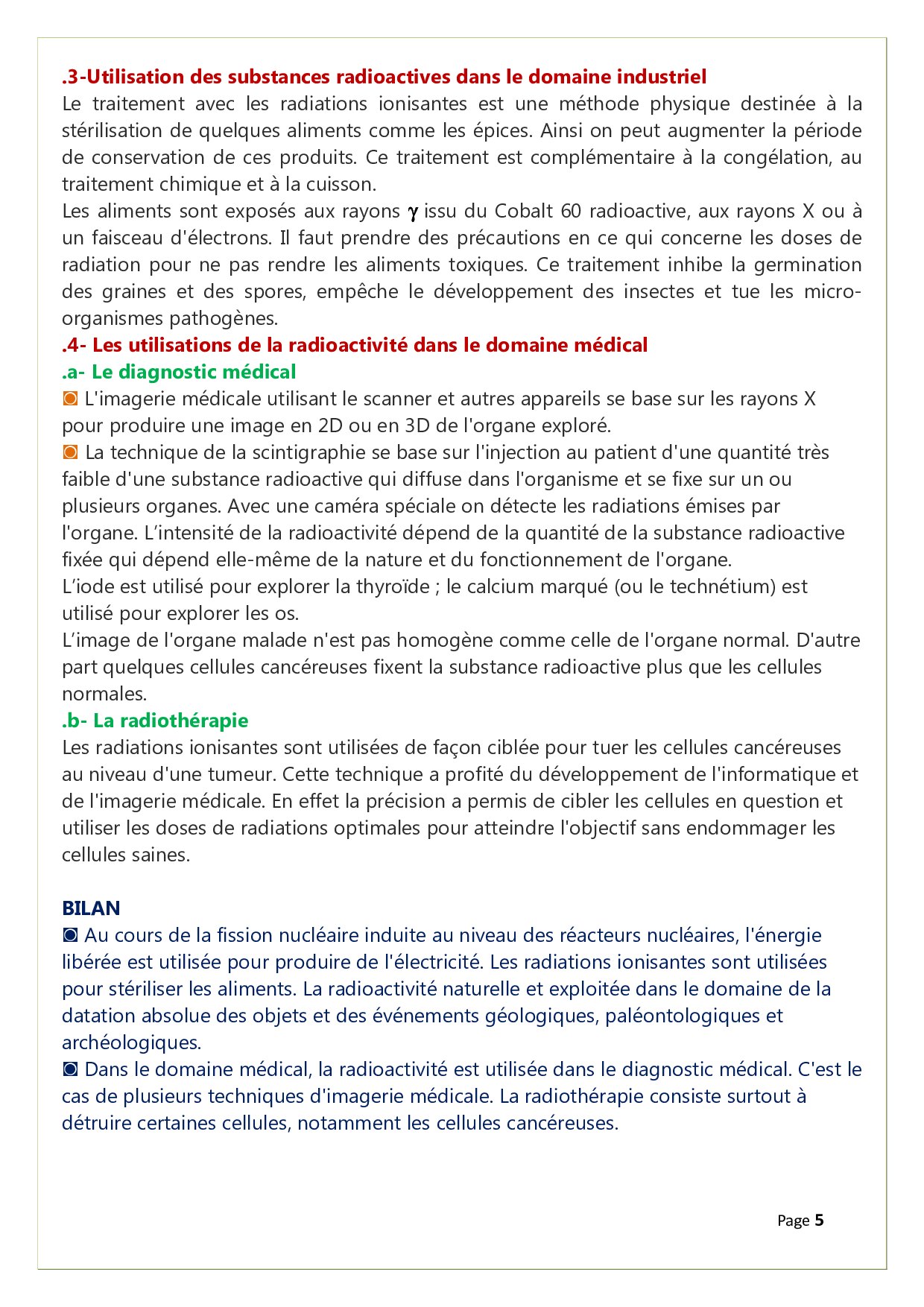 Les matières radioactives et l’énergie nucléaire - Cours 2 - AlloSchool