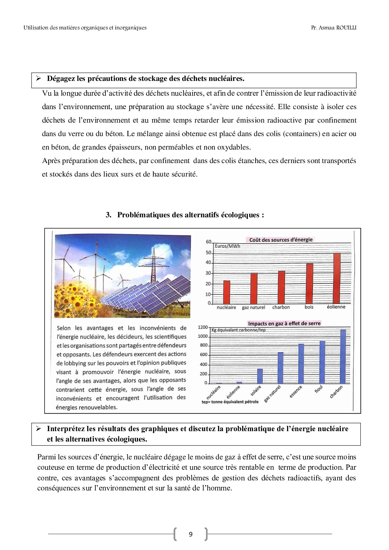 Les matières radioactives et l’énergie nucléaire - Corrigés d'exercices ...