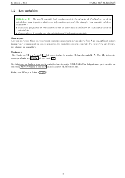 Algorithmique et programmation - Cours 2 - AlloSchool