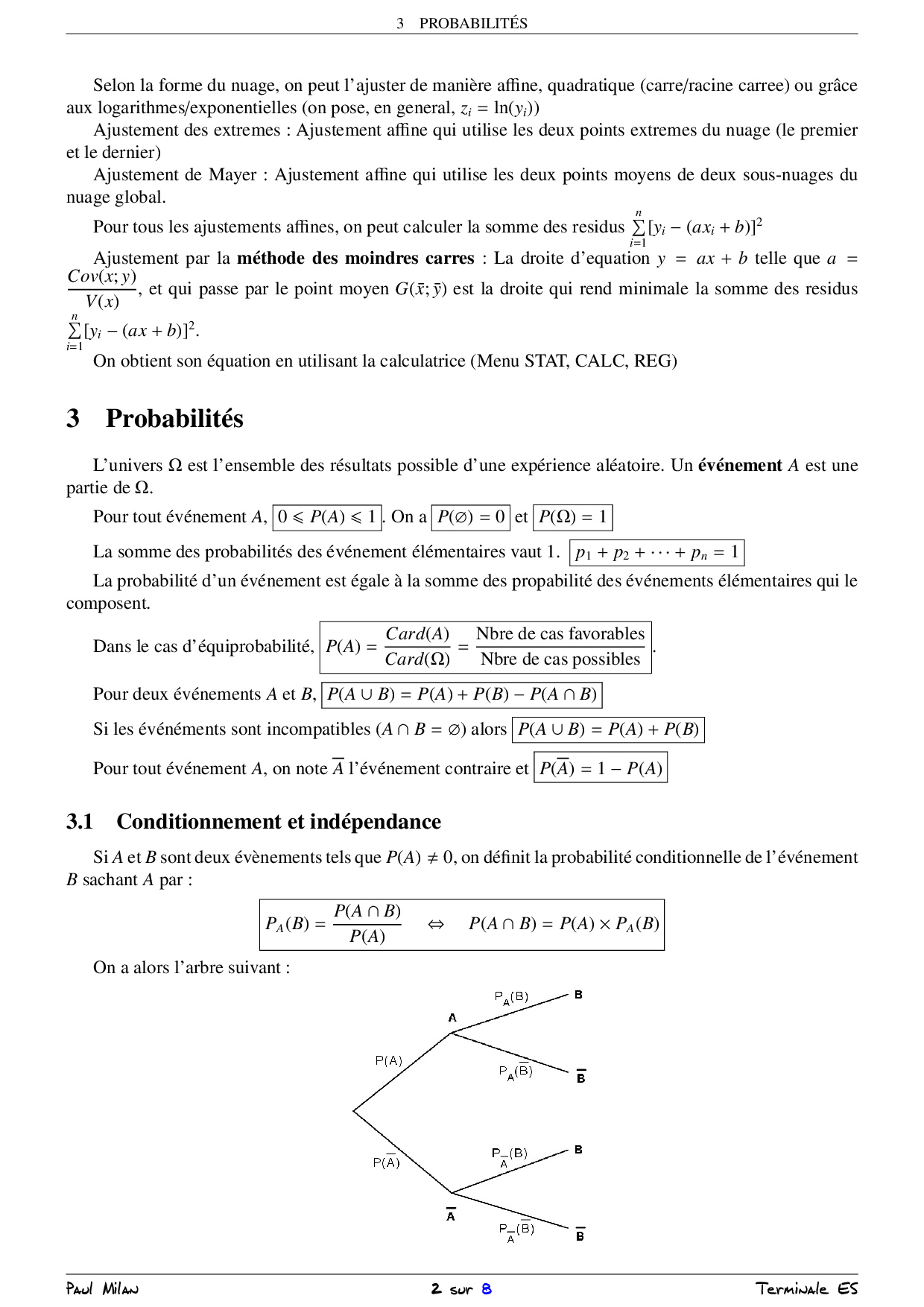 Tout ce qu’il faut savoir en math - Terminale ES-L - AlloSchool