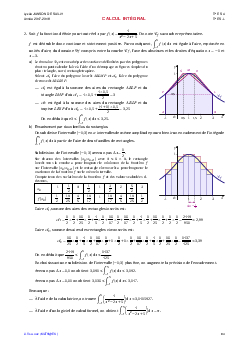 Calcul intégral - Cours - AlloSchool