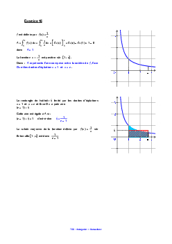 Intégrales - Corrigé série d'exercices - AlloSchool