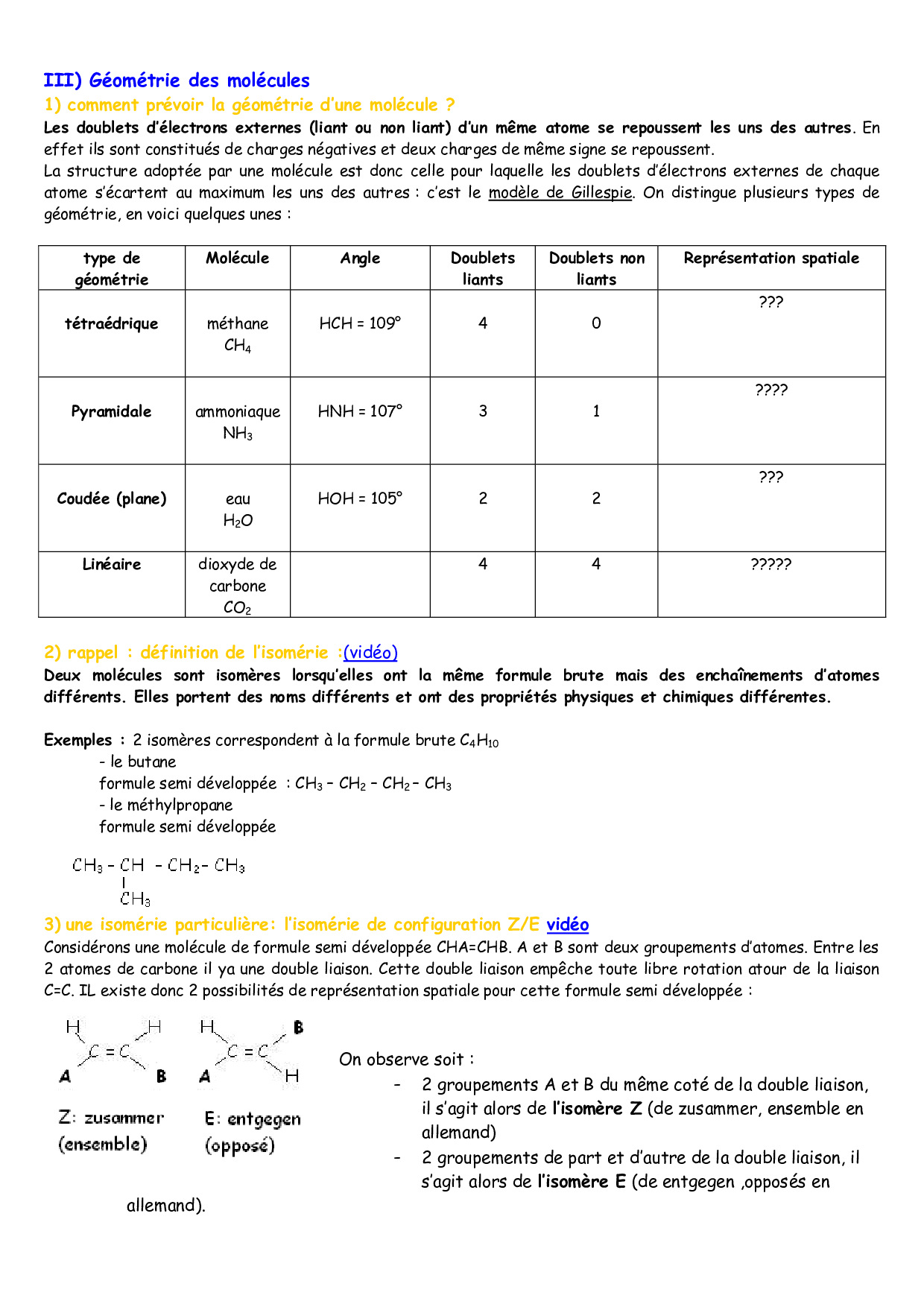 Des atomes aux molécules - Cours 1 - AlloSchool
