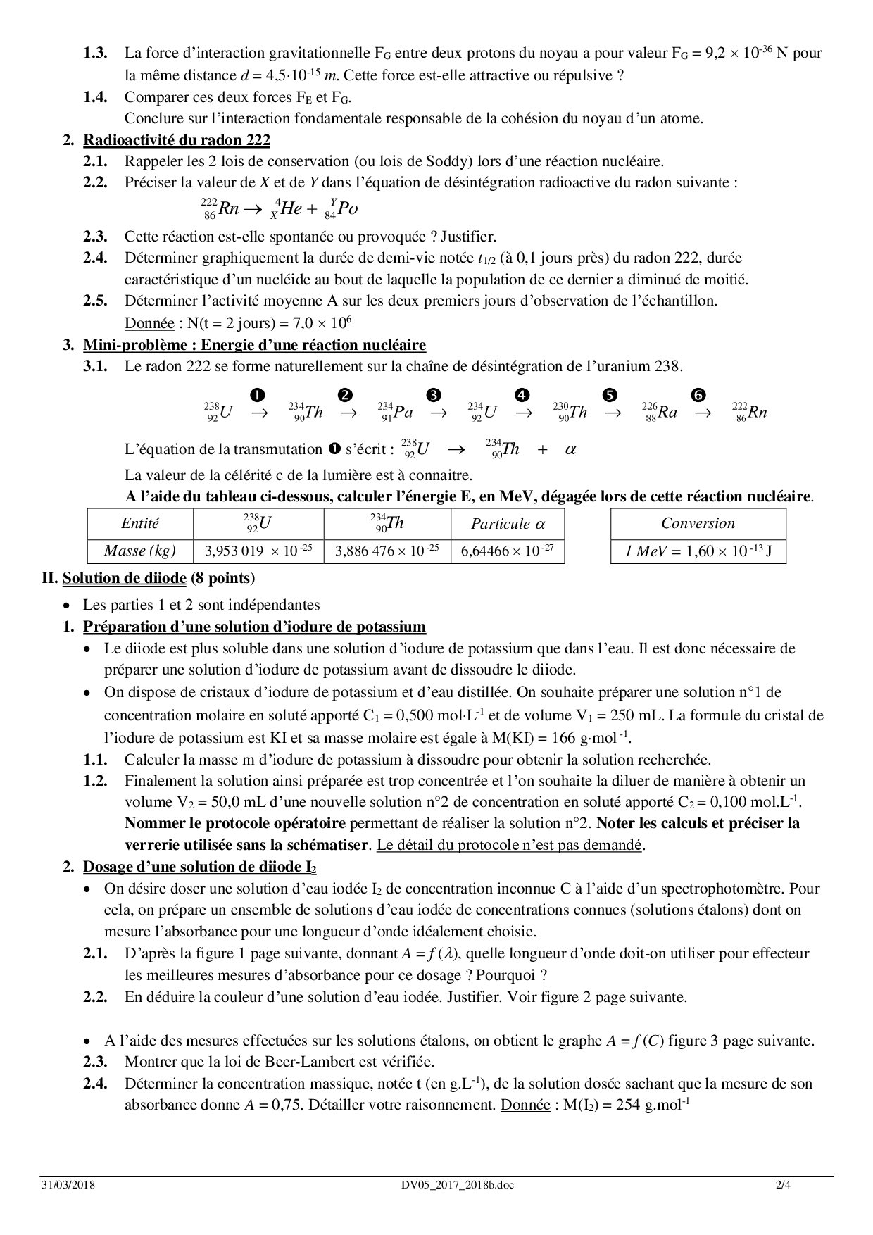 Devoir 5 Modèle 3 - Enoncé - AlloSchool