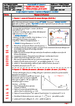 Devoir 2 Modèle 8 - Physique-Chimie TC Semestre 2 - AlloSchool