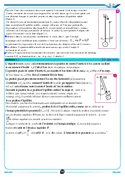 Pendule pesant - Exercices non corrigés 3 - AlloSchool