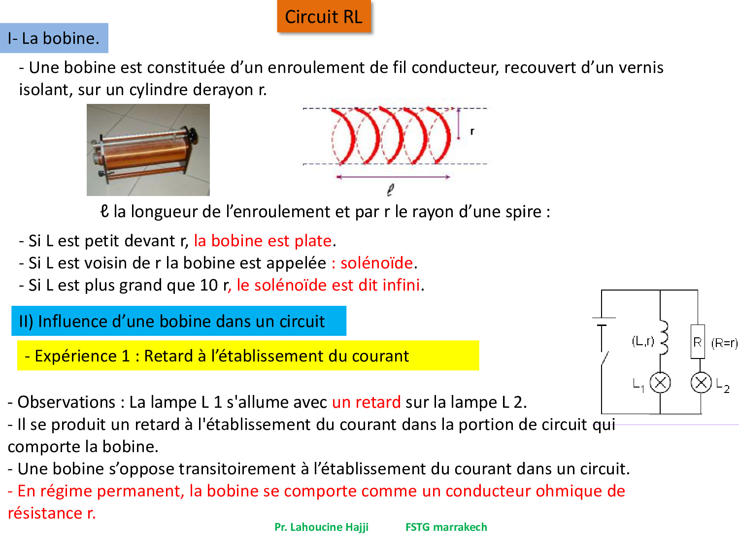 Dipôle RL - Cours 2 - AlloSchool