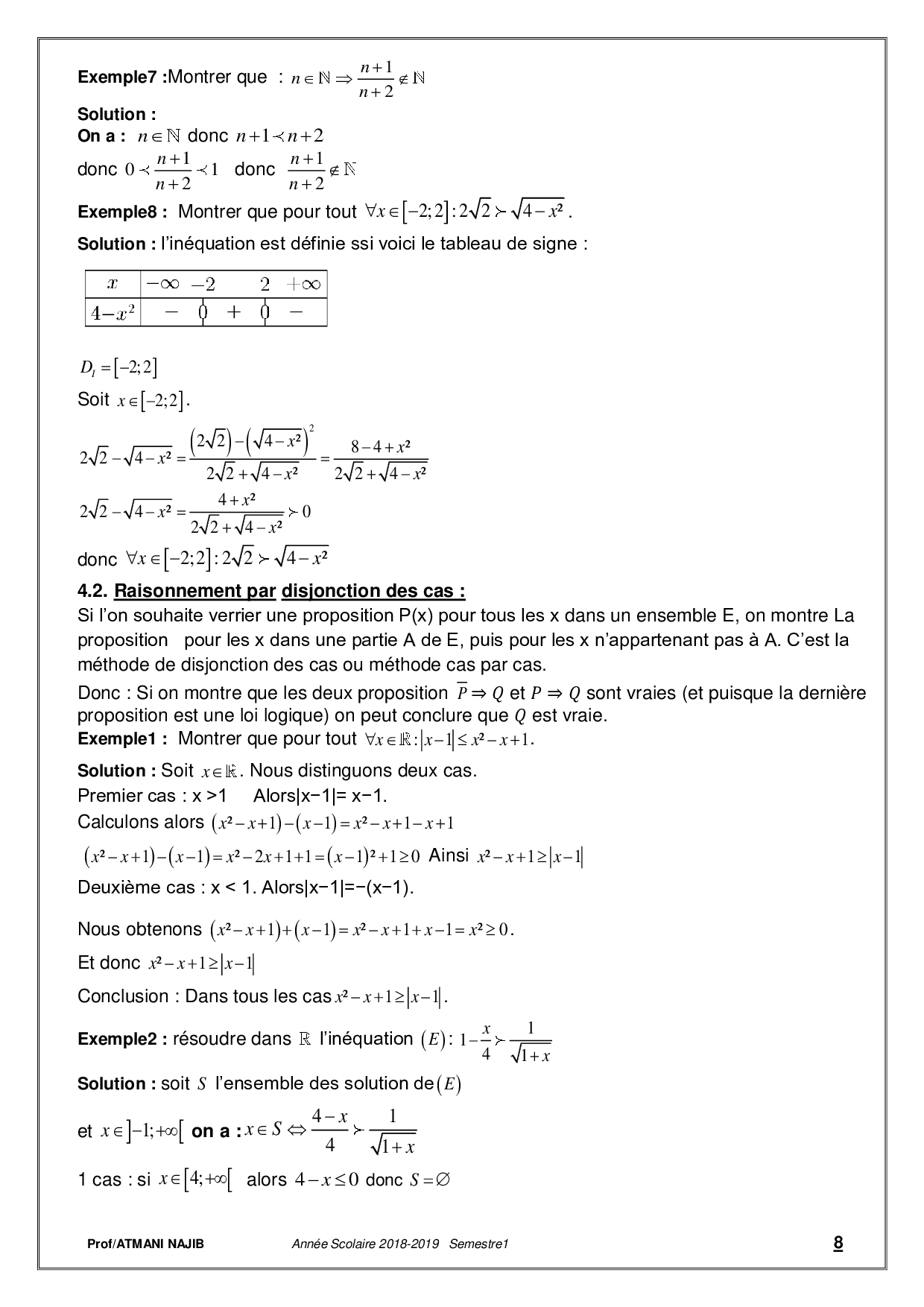 Logique mathématique - Cours et exercices corrigés - AlloSchool