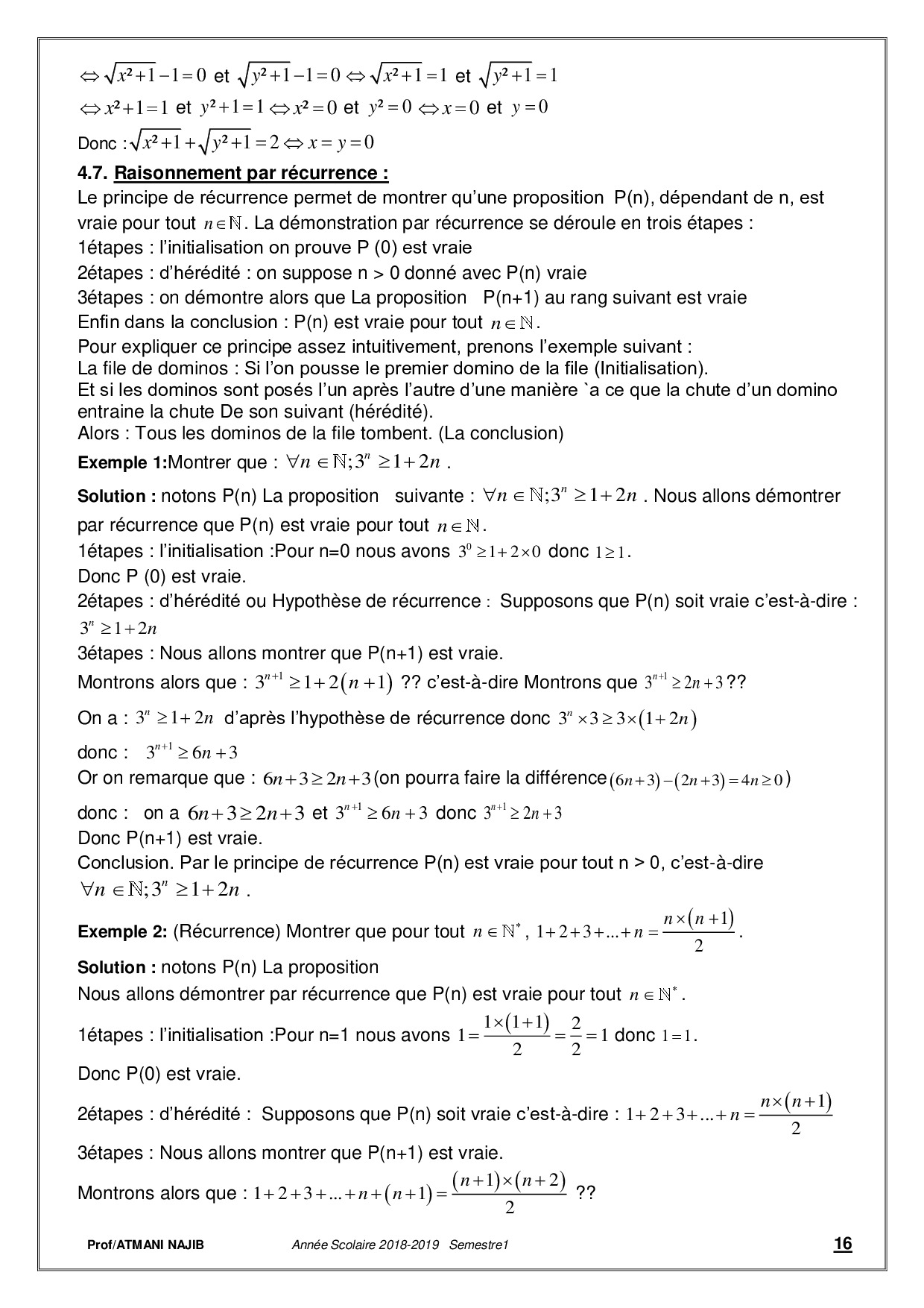 Logique mathématique - Cours et exercices corrigés - AlloSchool