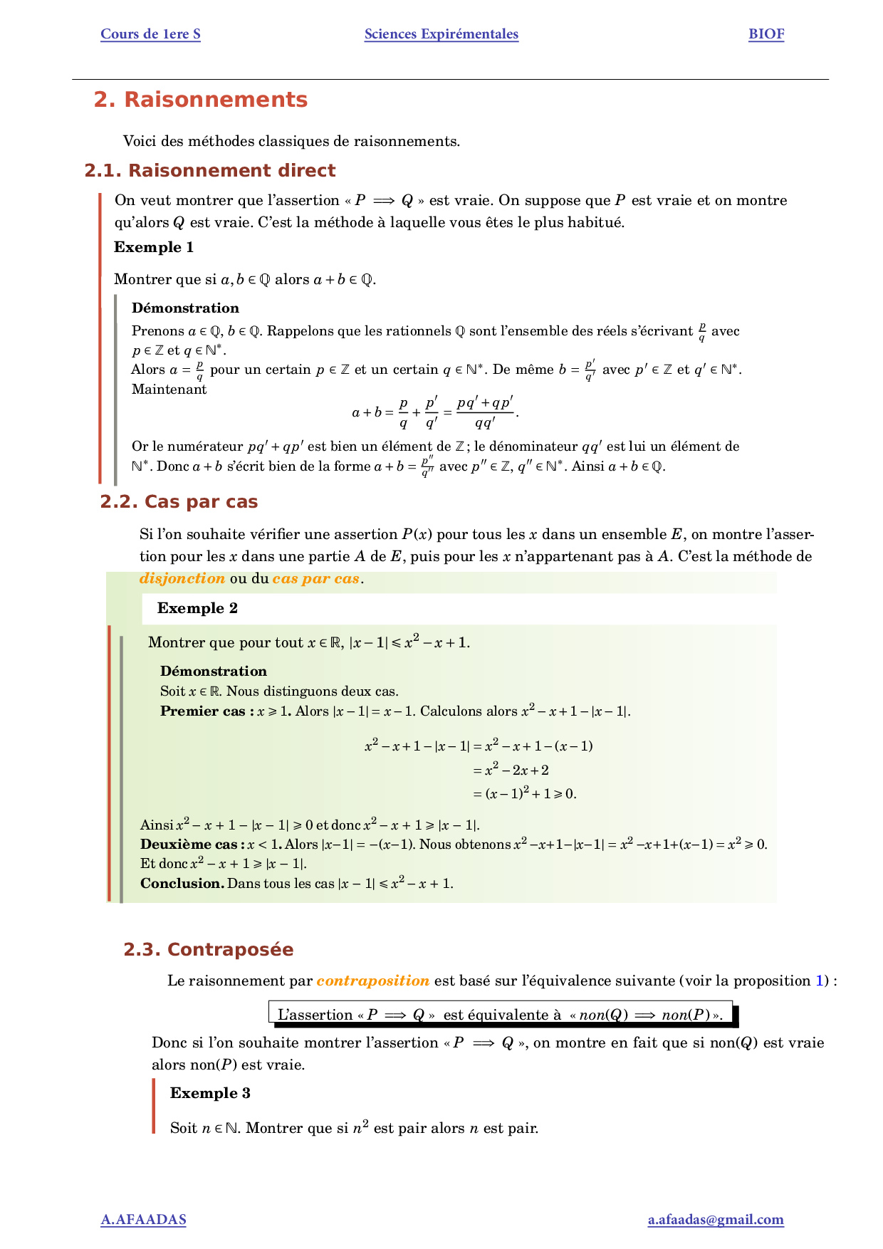 Logique mathématique - Cours (FR) - AlloSchool
