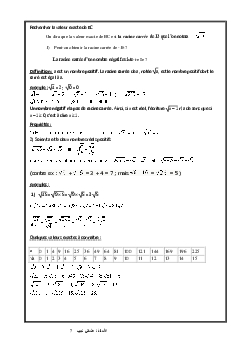 Les ensembles de nombres N, Z, Q, D et R - Cours 3 - AlloSchool