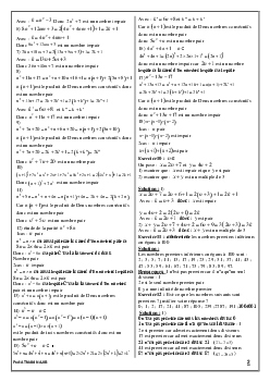 Arithmétique dans IN - Exercices corrigés 5 - AlloSchool
