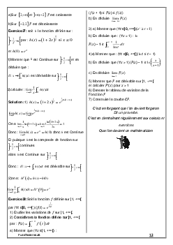 Calcul intégral - Corrigé série d'exercices 1 - AlloSchool