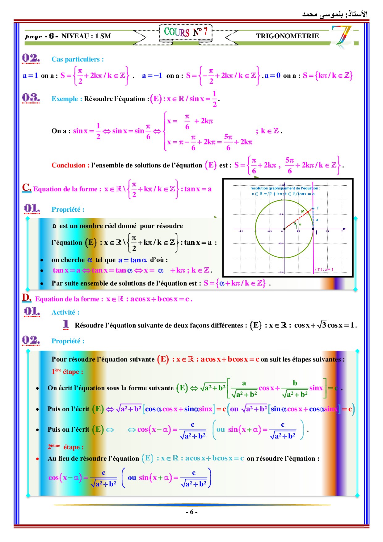 Calcul trigonométrique - Cours 2 - AlloSchool
