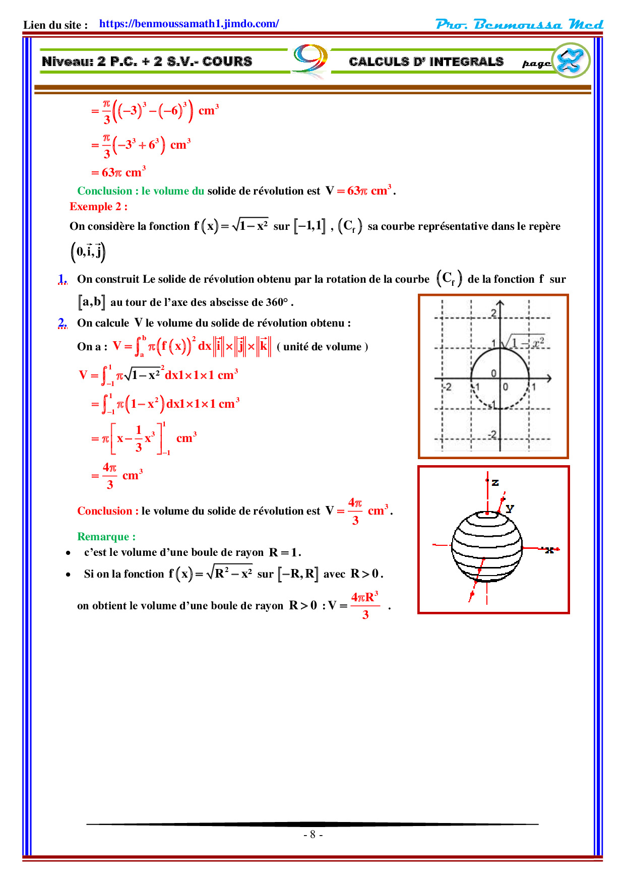 Calcul intégral - Cours 1 - AlloSchool