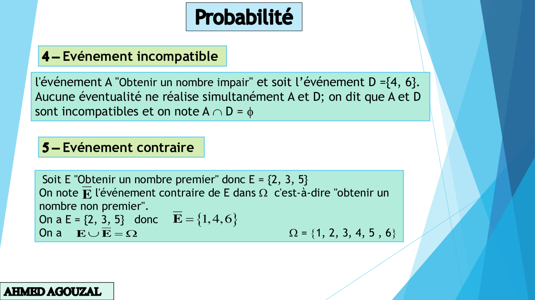 Probabilités - Cours 2 - AlloSchool