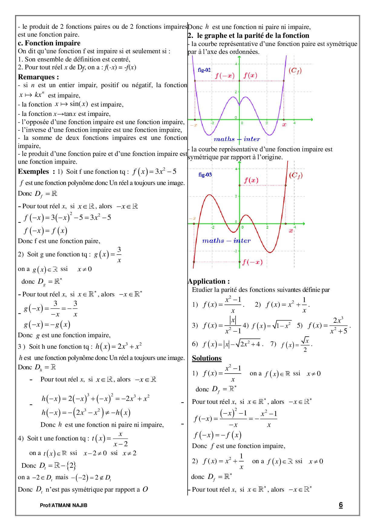 Généralités sur les fonctions - Cours et exercices corrigés - AlloSchool