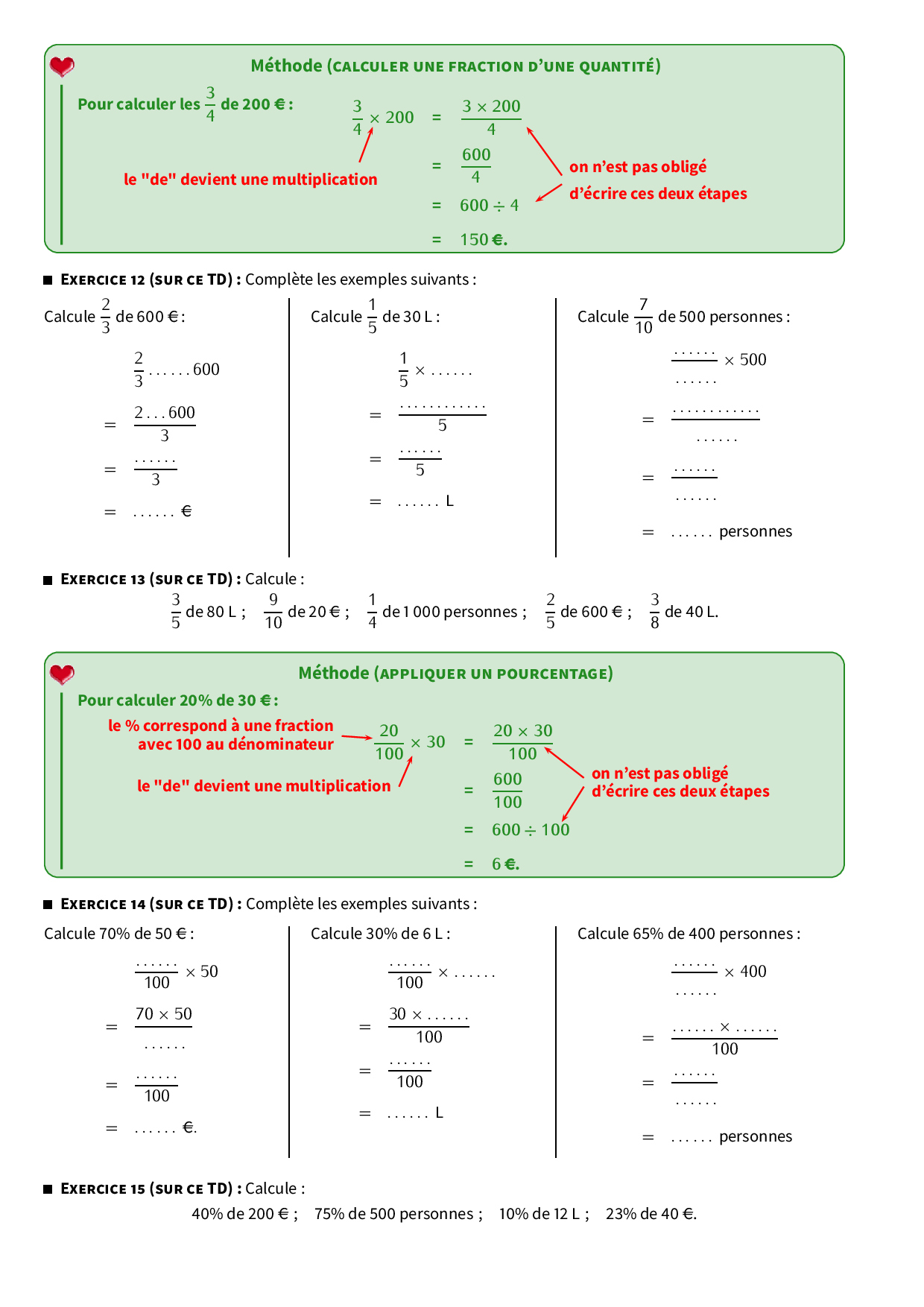 Opérations sur les fractions - Cours et exercices (FR) - AlloSchool