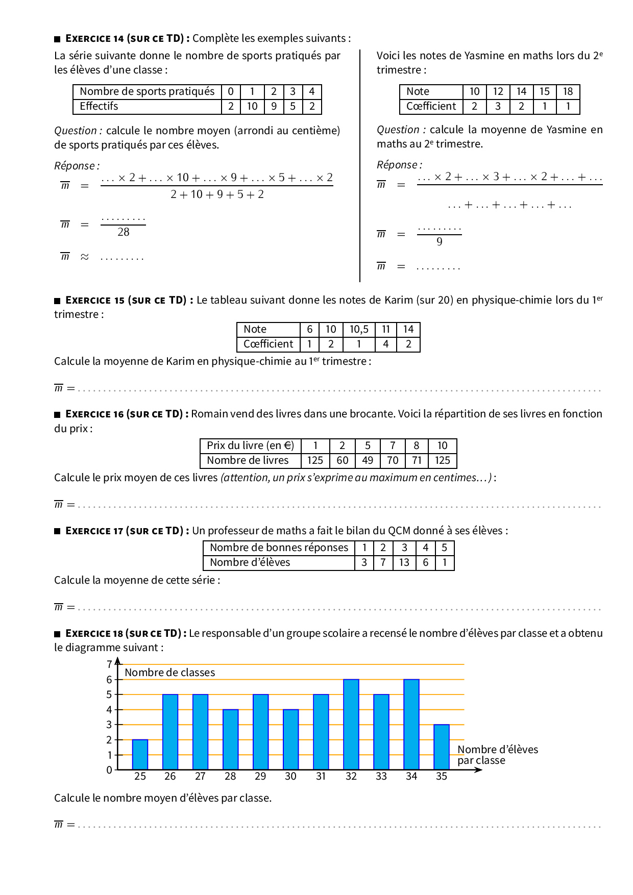 Statistiques - Cours et exercices (FR) - AlloSchool