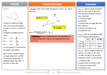 Triangle rectangle et cercle - Cours et exercices (MA) - AlloSchool