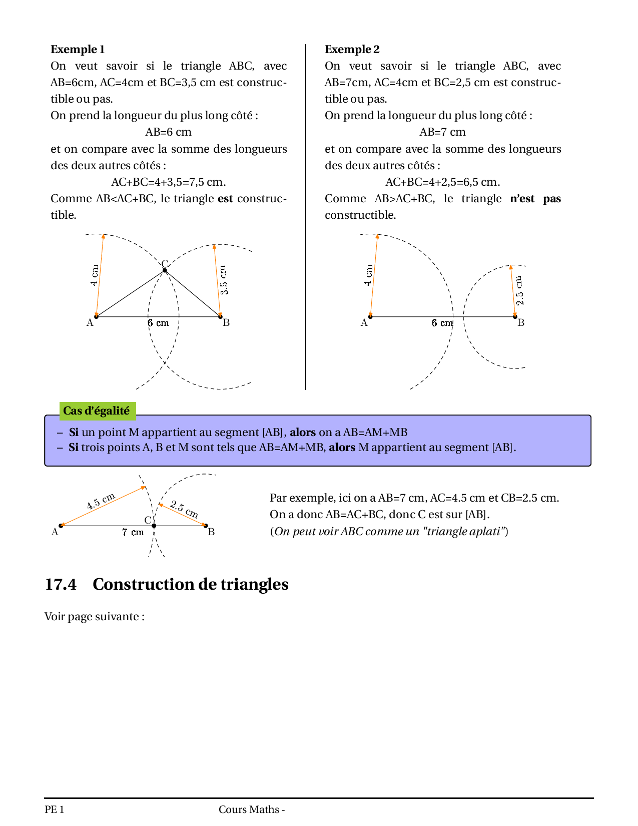 Géométrie du triangle - Cours (FR) - AlloSchool