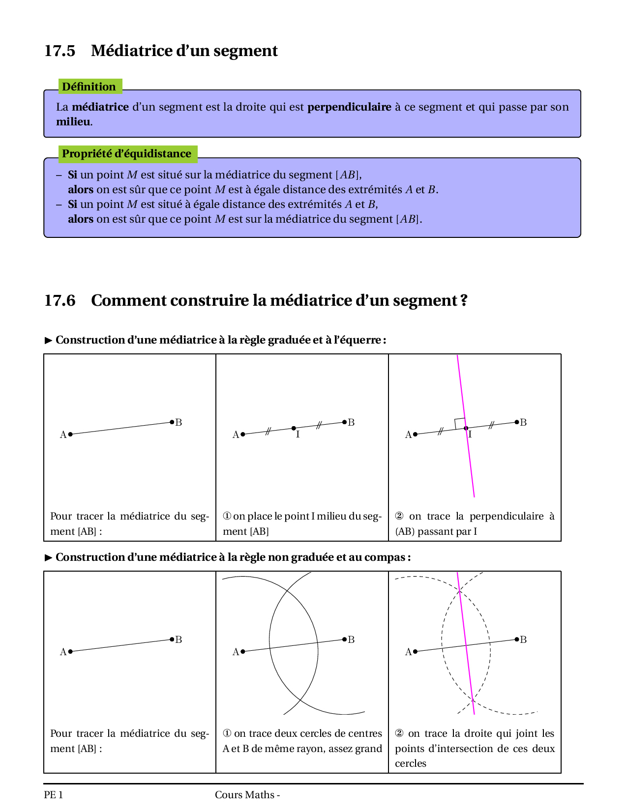 Géométrie du triangle - Cours (FR) - AlloSchool