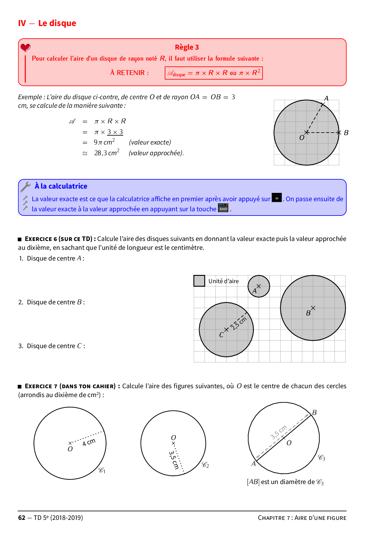 Aire d’une figure - Cours et exercices (FR) - AlloSchool