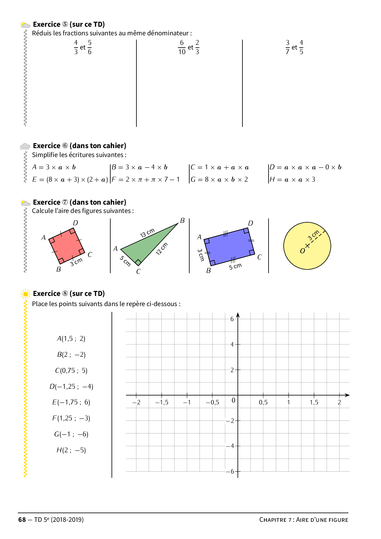 Aire d’une figure - Cours et exercices (FR) - AlloSchool