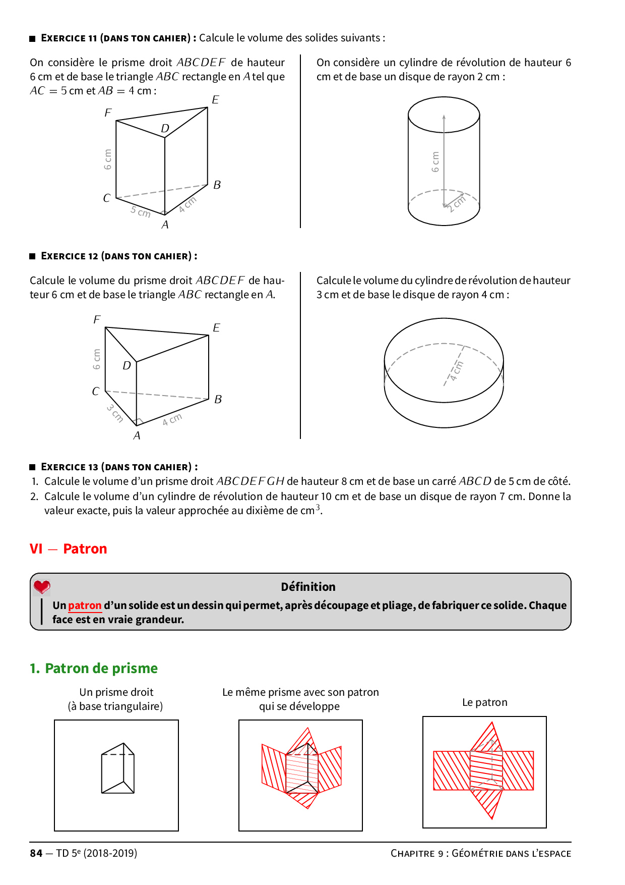 Géométrie dans l’espace - Cours et exercices (FR) - AlloSchool