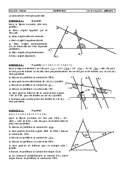 Devoir 4 (Angles) - AlloSchool