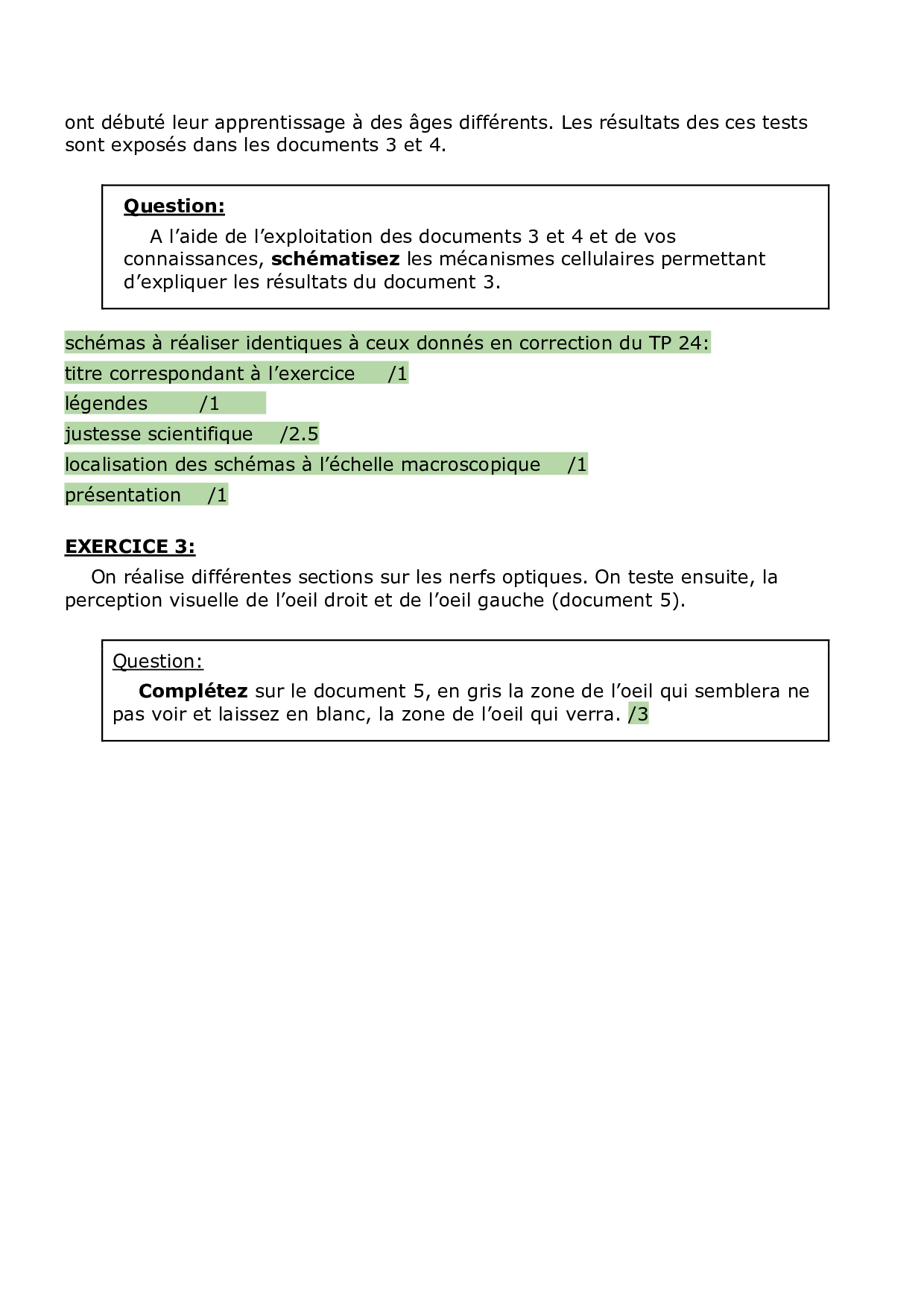 Corrigé devoir 9 - AlloSchool