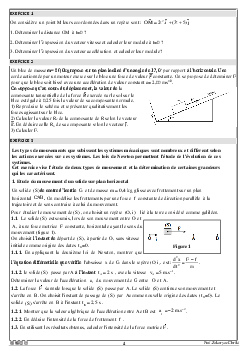 Les lois de Newton - Exercices non corrigés 3 - AlloSchool