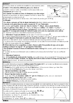 Les lois de Newton - Exercices non corrigés 3 - AlloSchool