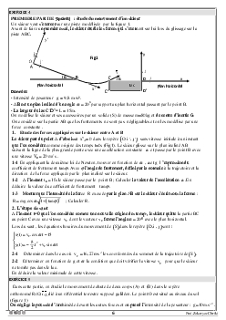 Le mouvement d’un projectile dans un plan - Exercices non corrigés 1 ...
