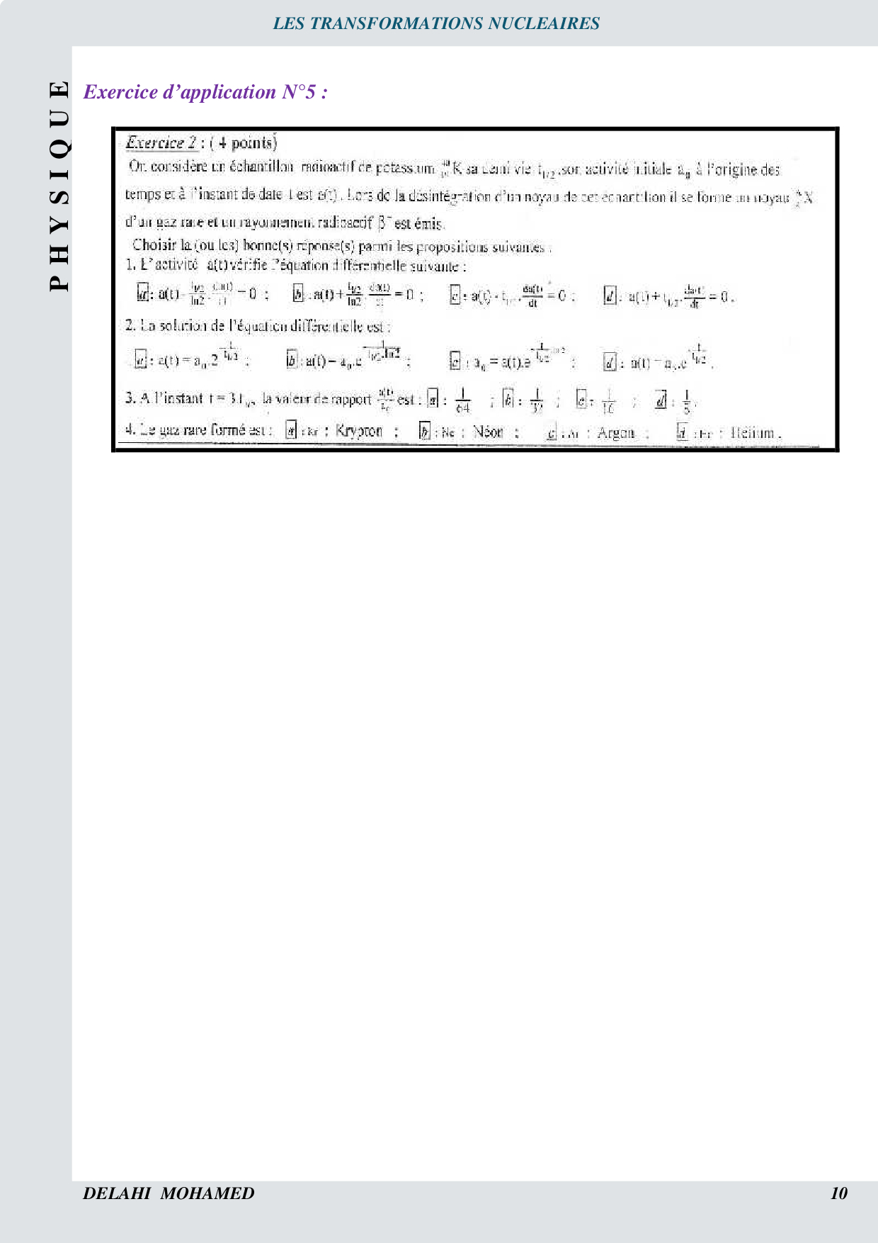 Les transformations nucléaires - Cours 1 - AlloSchool