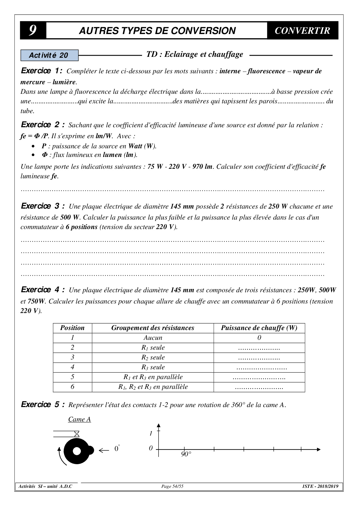 Fonction Convertir (Autres types de conversion) - Exercices - AlloSchool