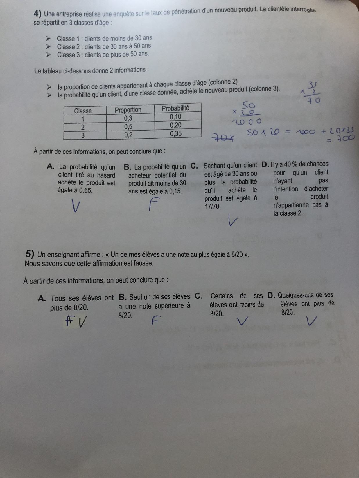 Concours ACCÈS 2018 - Raisonnement logique et Mathématiques (Sujet ...