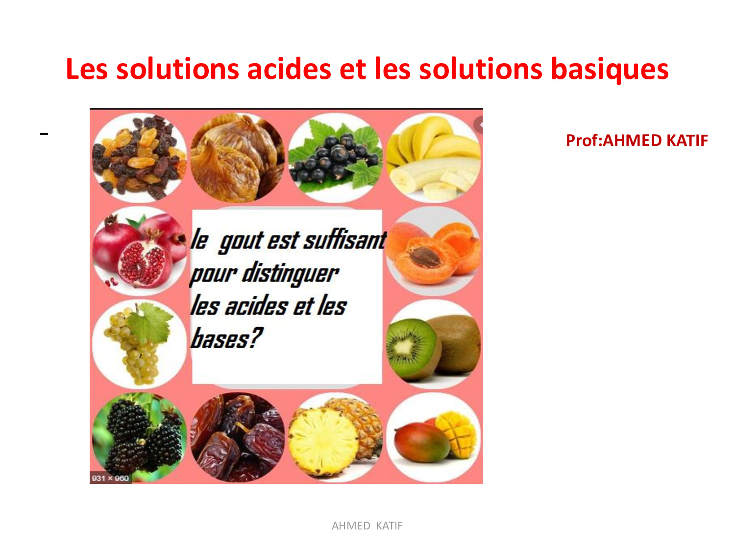Les solutions acides et basiques - Cours 4 - AlloSchool