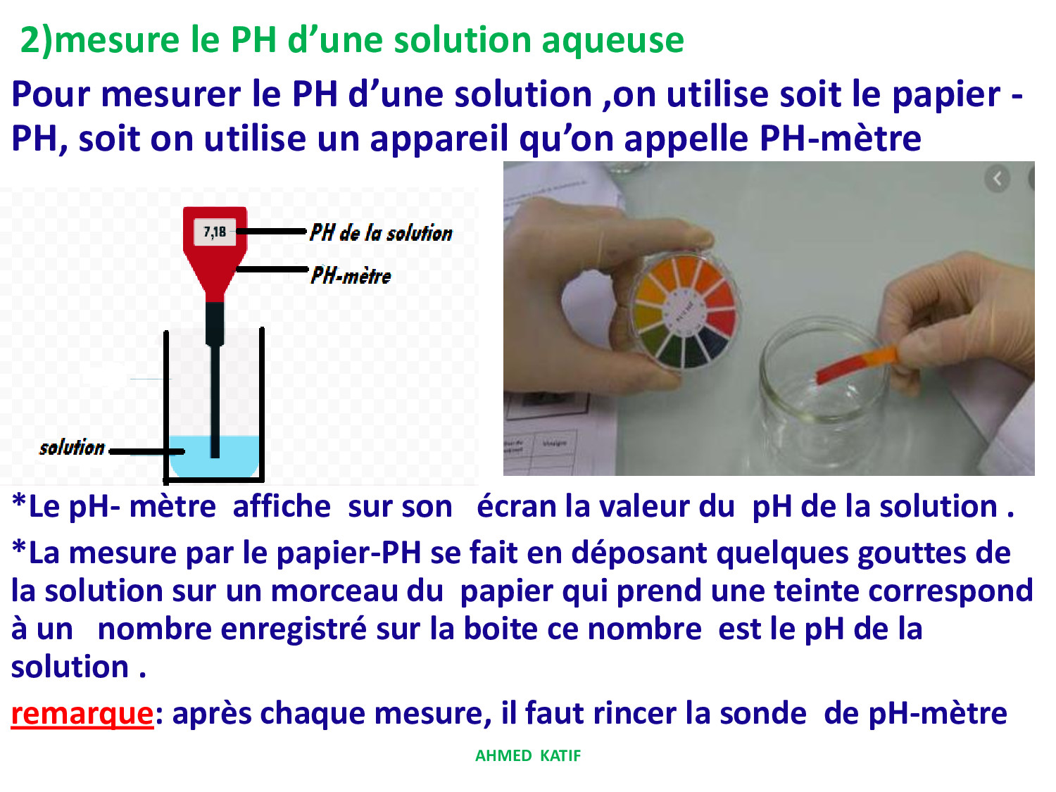 Les solutions acides et basiques - Cours 4 - AlloSchool
