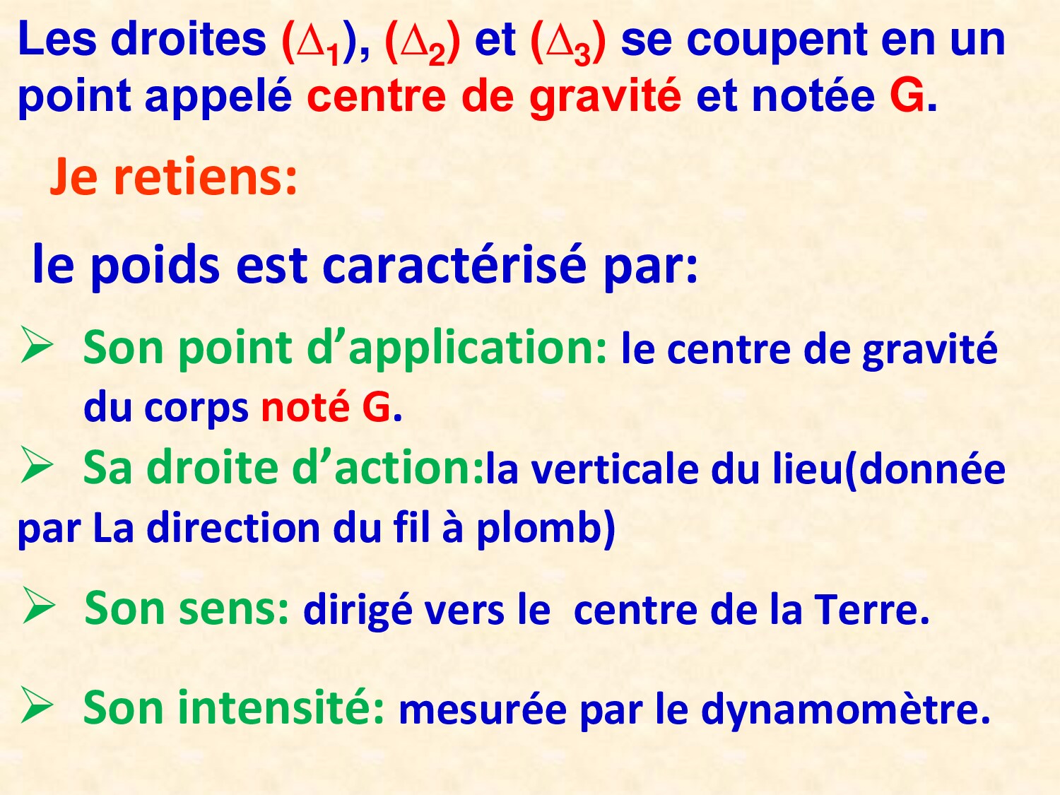 Le poids et la masse - Cours PPT 2 - AlloSchool