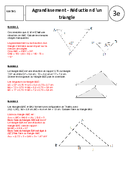Triangles isométriques et triangles semblables - Corrigé série d ...