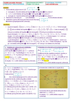 Systèmes de 2 équations à 2 inconnues - Exercices corrigés (MA ...