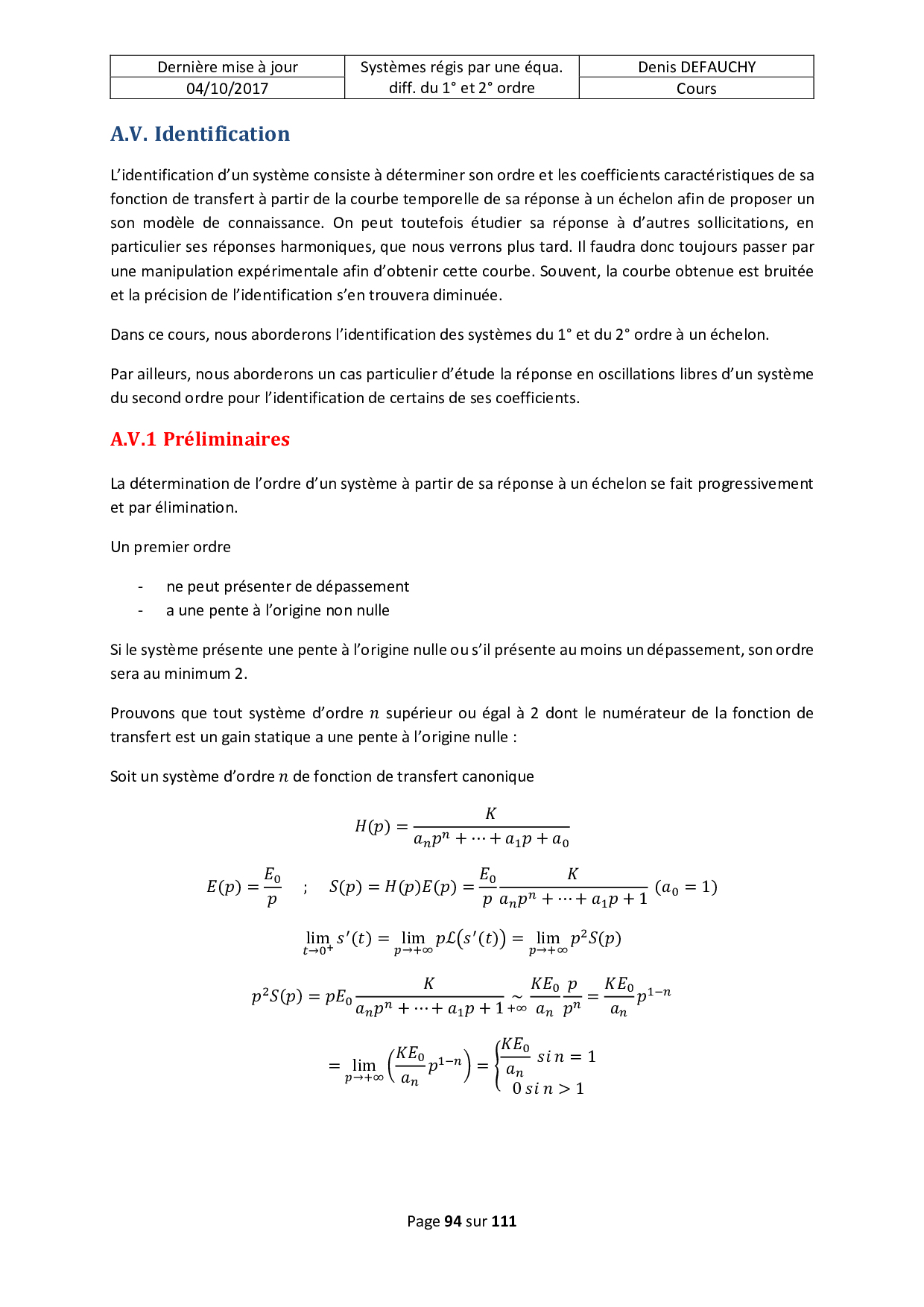 Cours complet : SLCI - Généralités - AlloSchool