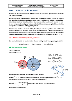 Cours : Transformation du mouvement - AlloSchool