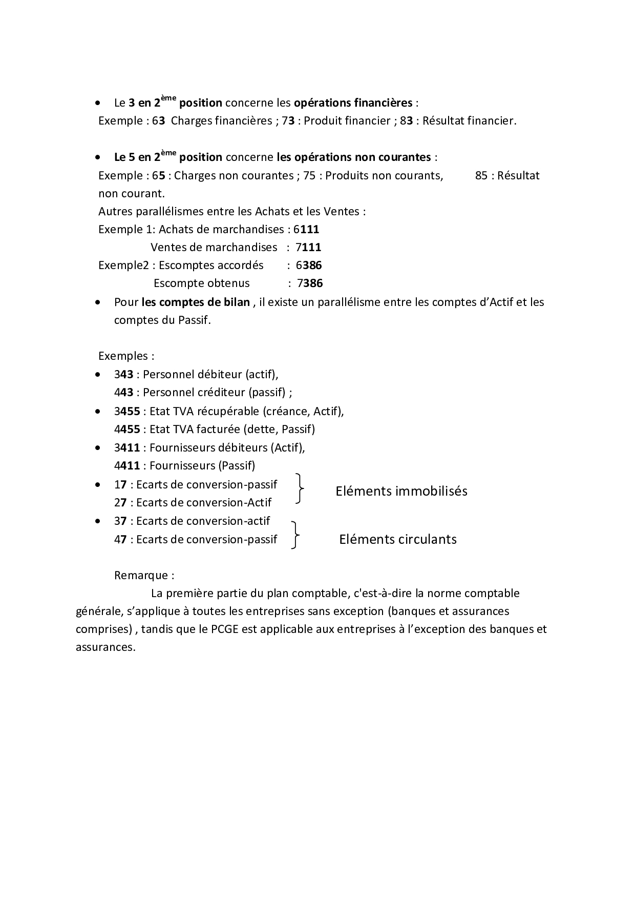 Le PCGE (Plan Comptable Général des Entreprises) - AlloSchool