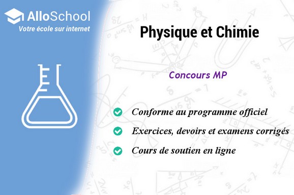 CNC MP Physique-Chimie - AlloSchool