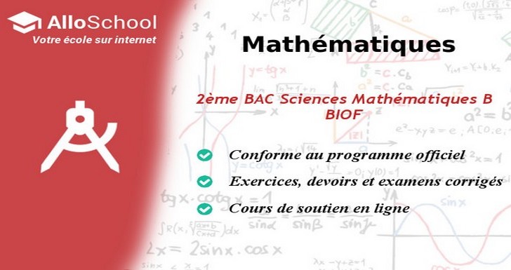 Résumés manuscrits - Maths 2B SM - AlloSchool